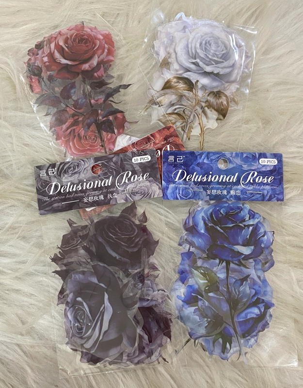 Flower Stickers / Rose Stickers – The Esthetique Studio