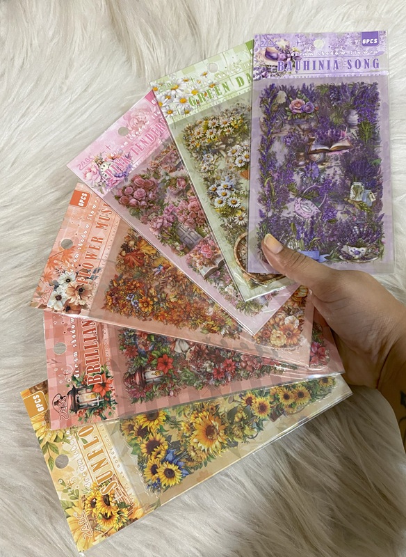 Flower Sticker Sheets – The Esthetique Studio